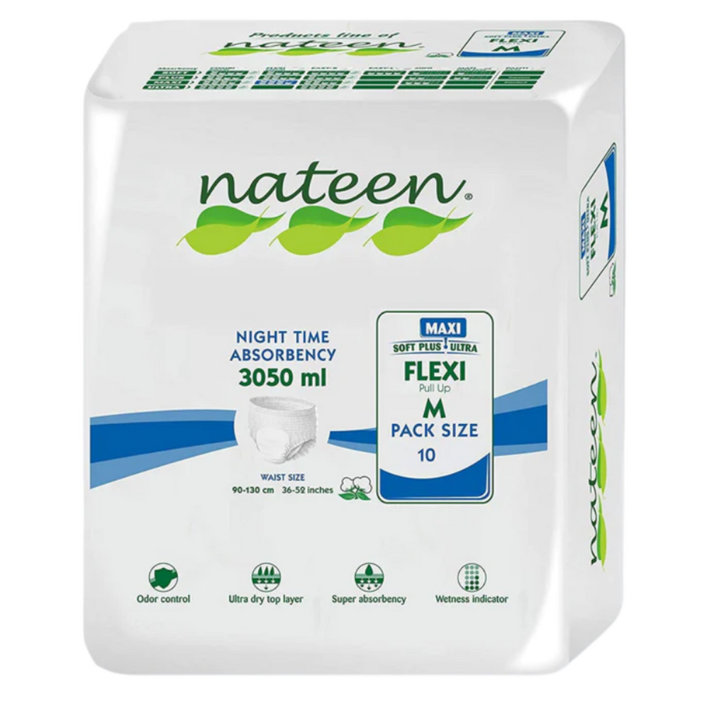 Nateen Flexi Maxi 3050 ml medium unisex pull-ups | Adult Incontinence ...
